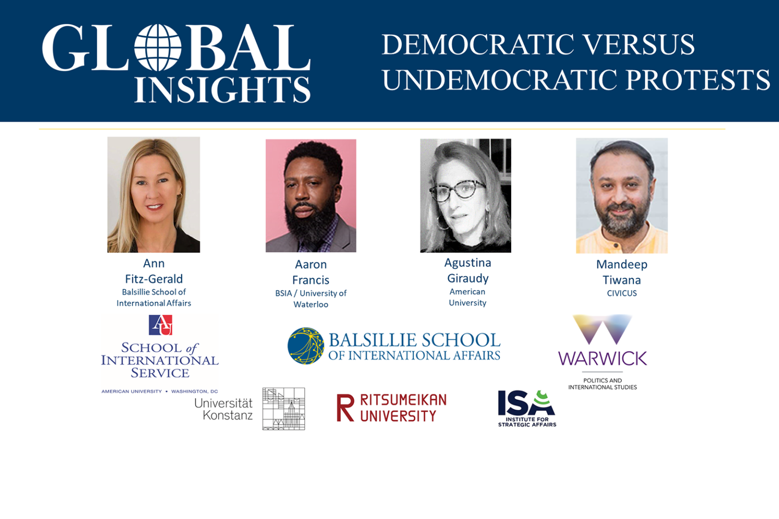Global Insights: Democratic versus Undemocratic Protests - Balsillie ...